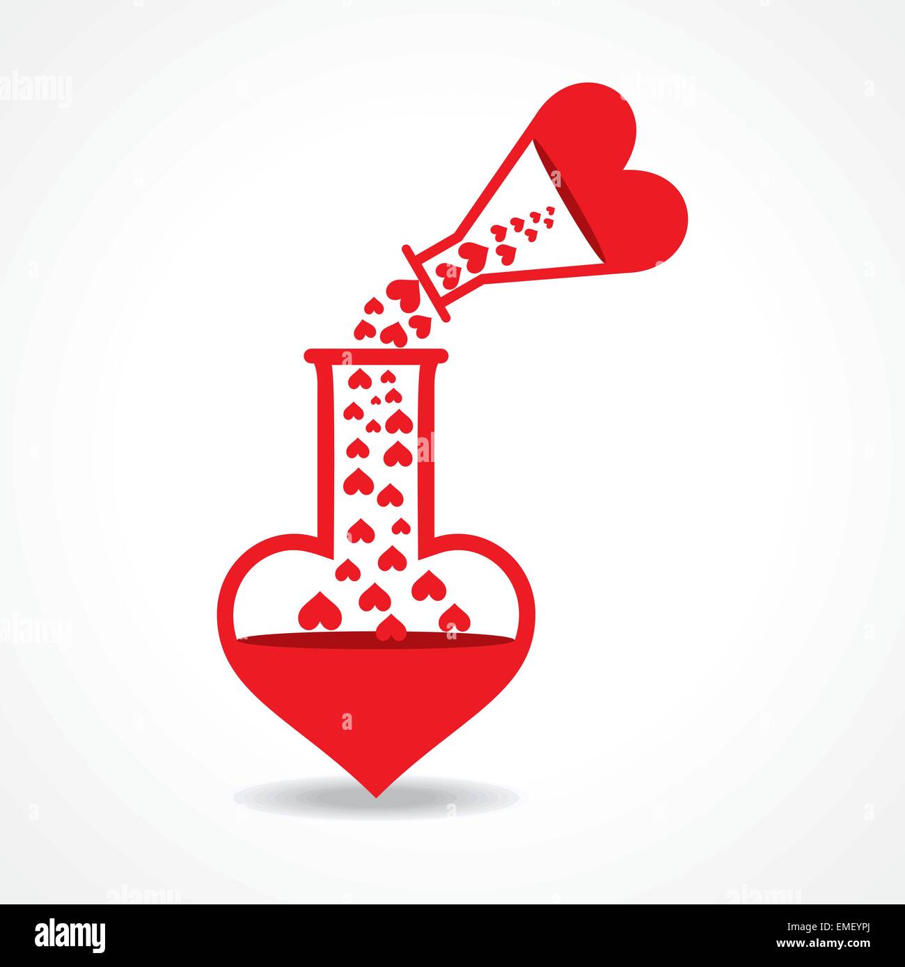 Chemistry of Love concept stock vector Stock Vector Image & Art - Alamy