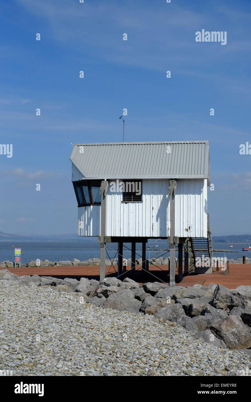 Morecambe and Heysham Yacht Club Race Office overlooks Morecambe Bay ...