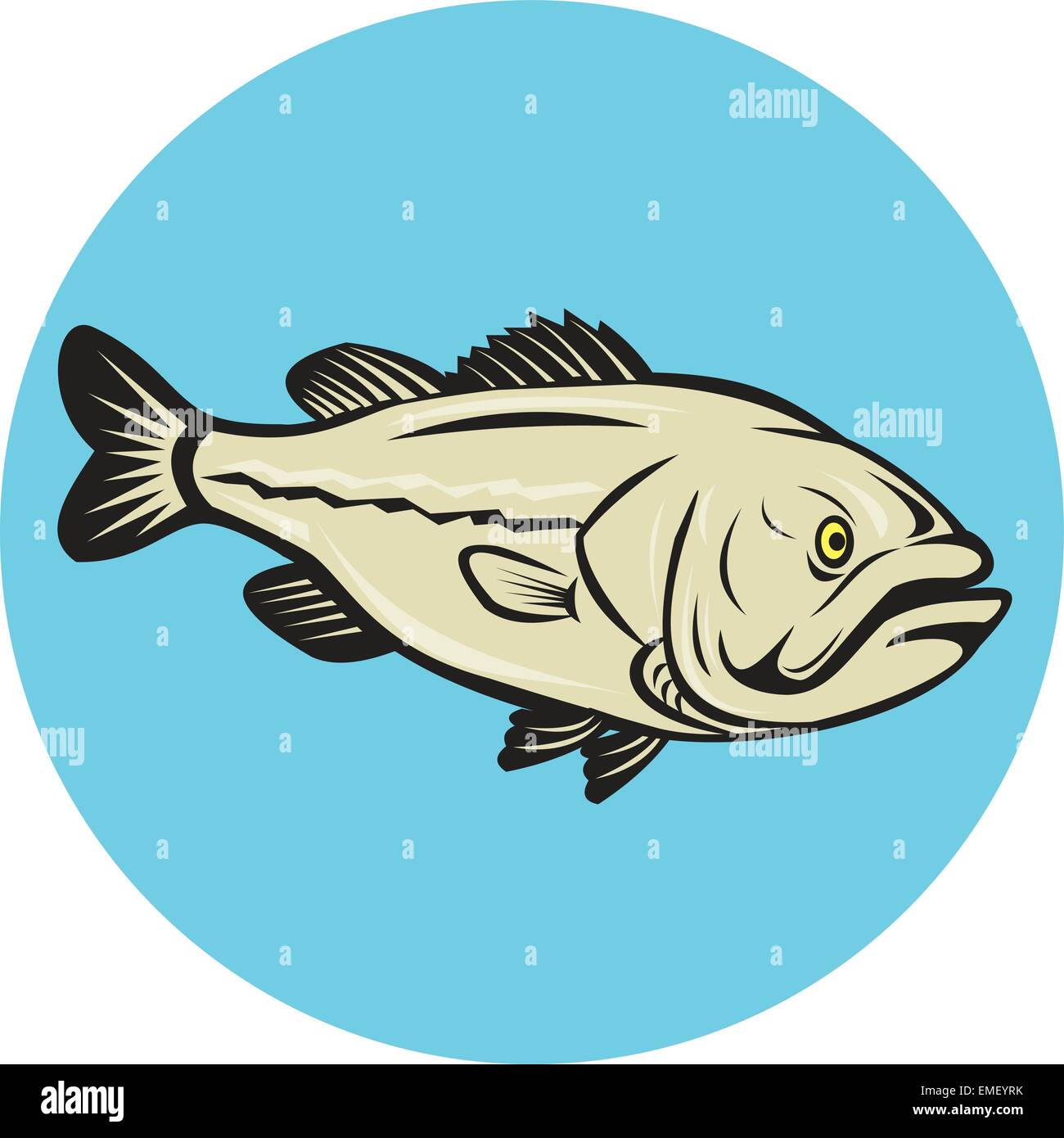 Side fish Stock Vector Images - Alamy