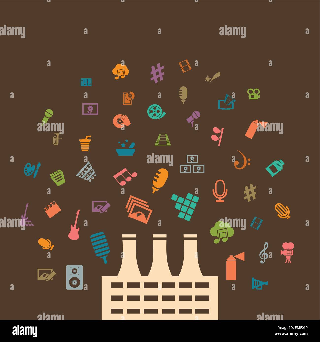 Factory of art Stock Vector Image & Art - Alamy