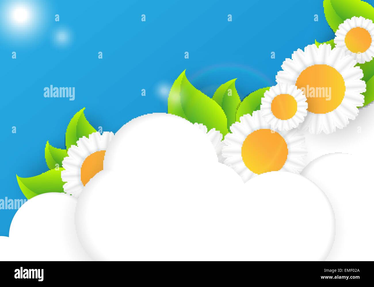 bright summer vector background Stock Vector Image & Art - Alamy