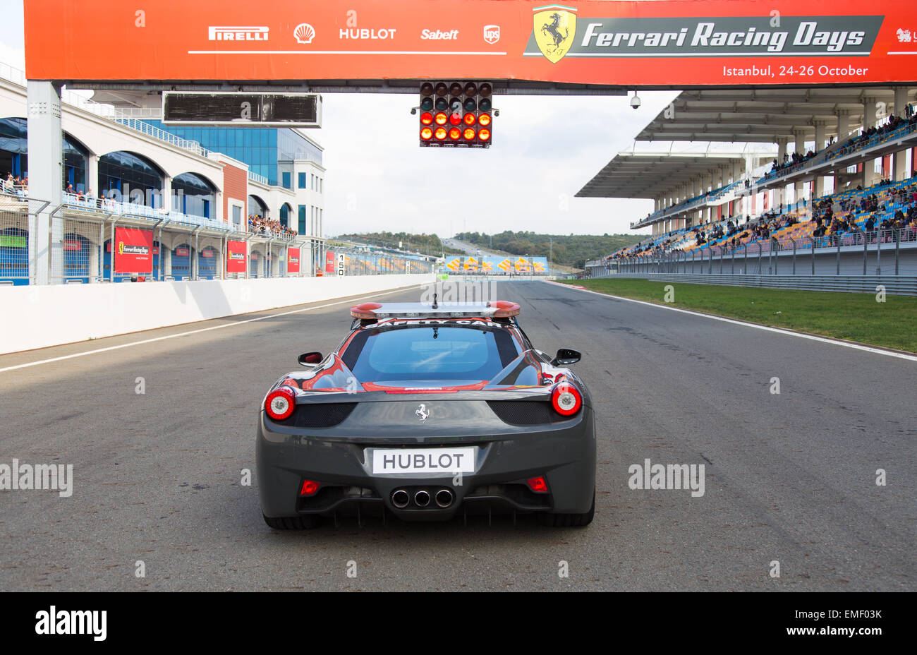 ISTANBUL TURKEY OCTOBER 26 2014 Safety car start race during Ferrari ...