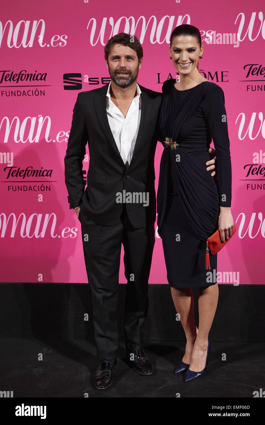 Madrid, Spain. 20th Apr, 2015. David Ascanio and Laura Sanchez attended ...