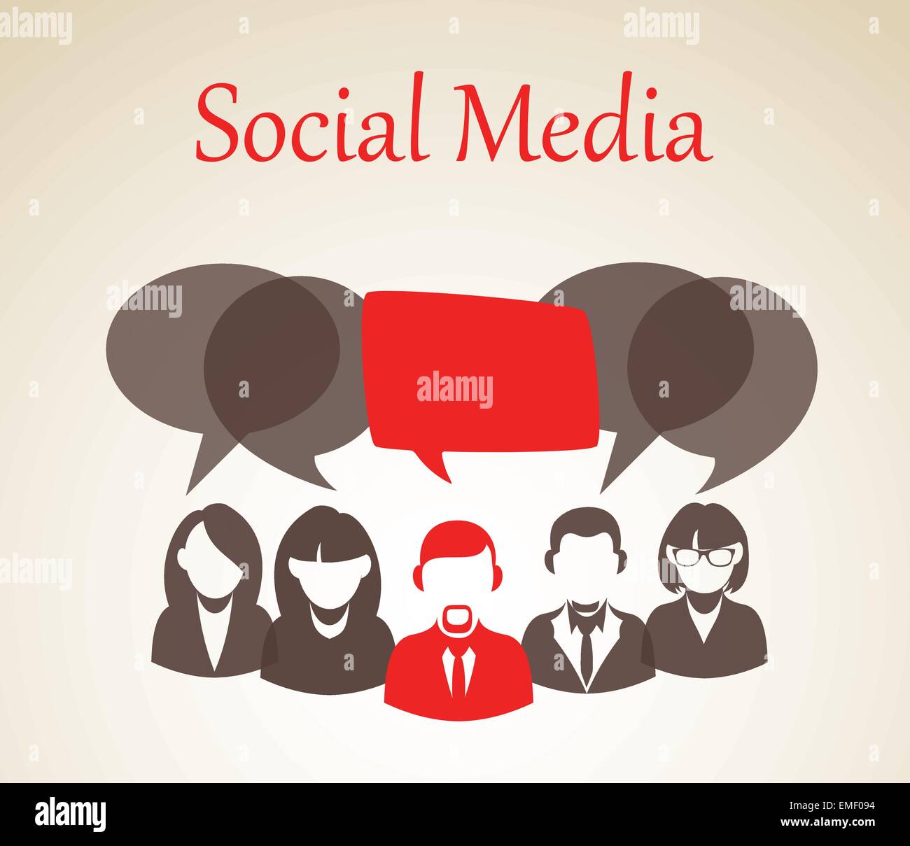 Social media forum illustration Stock Vector Image & Art - Alamy