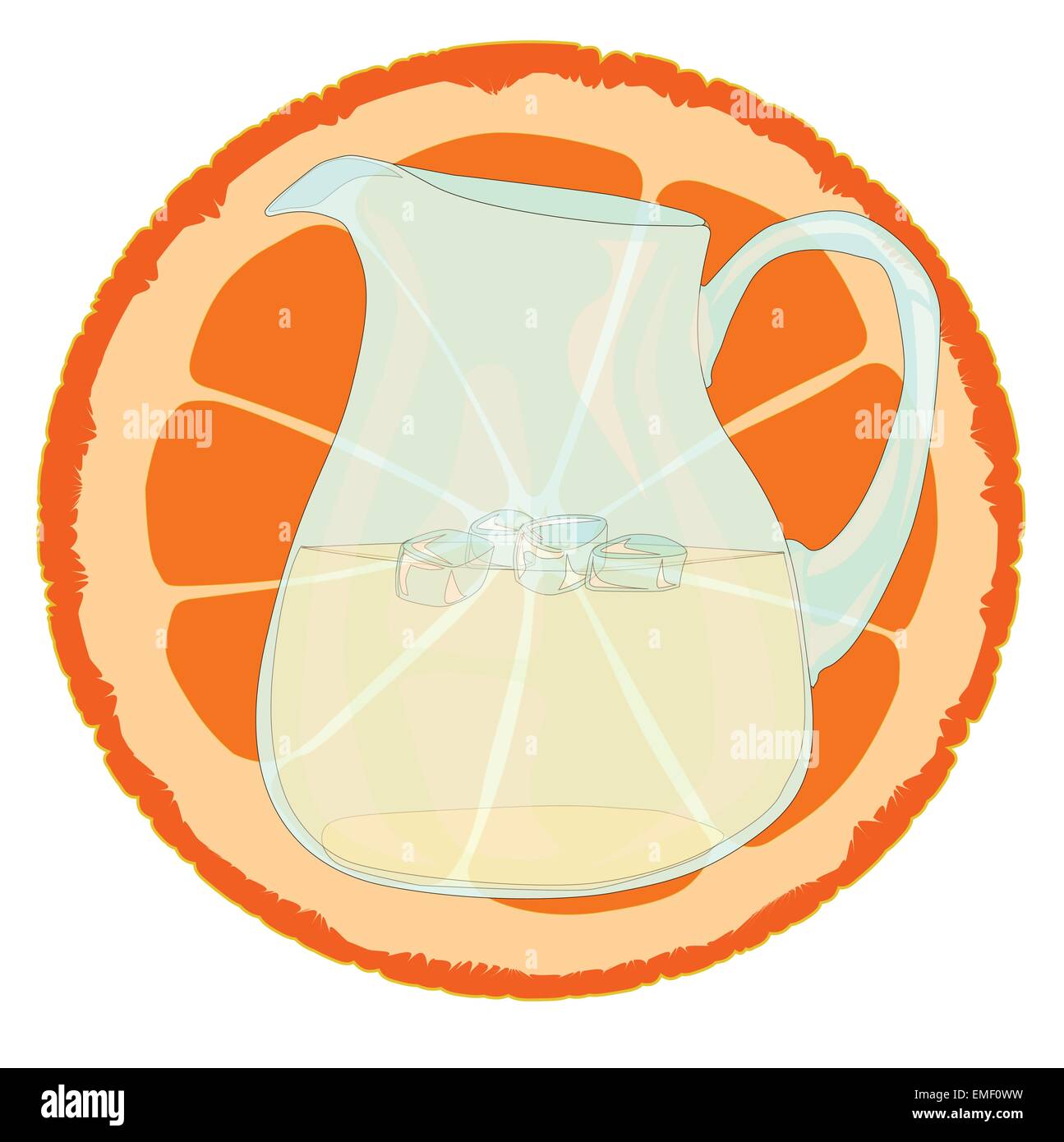 Ice cube in alcoholic Stock Vector Images - Alamy