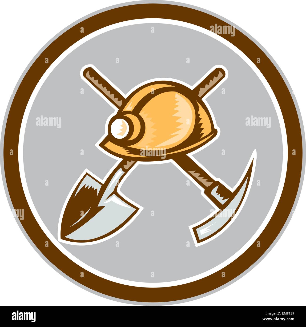 Shovel spade pick axe hi-res stock photography and images - Alamy