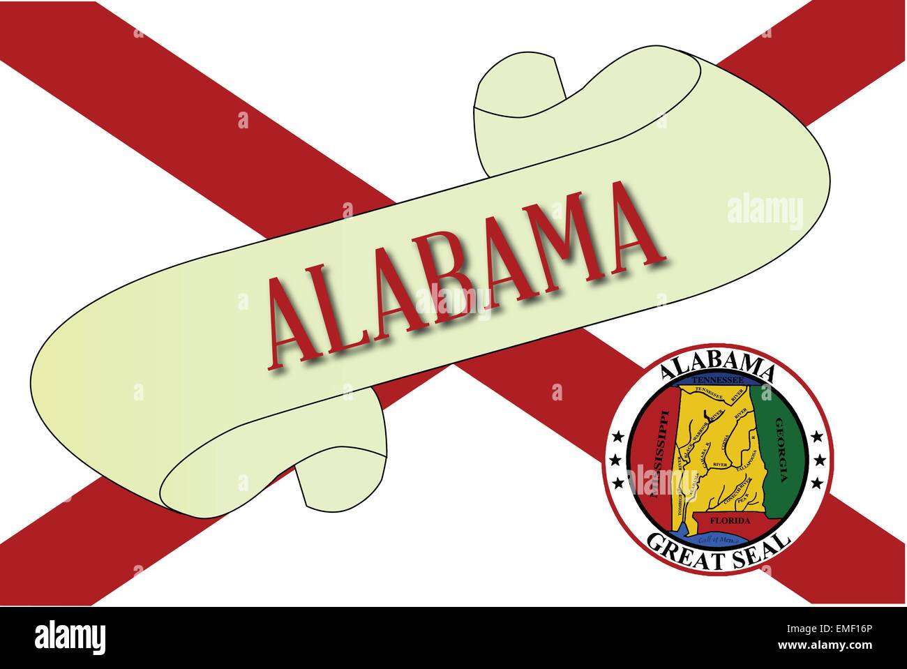 Alabama drawing Stock Vector Images - Alamy