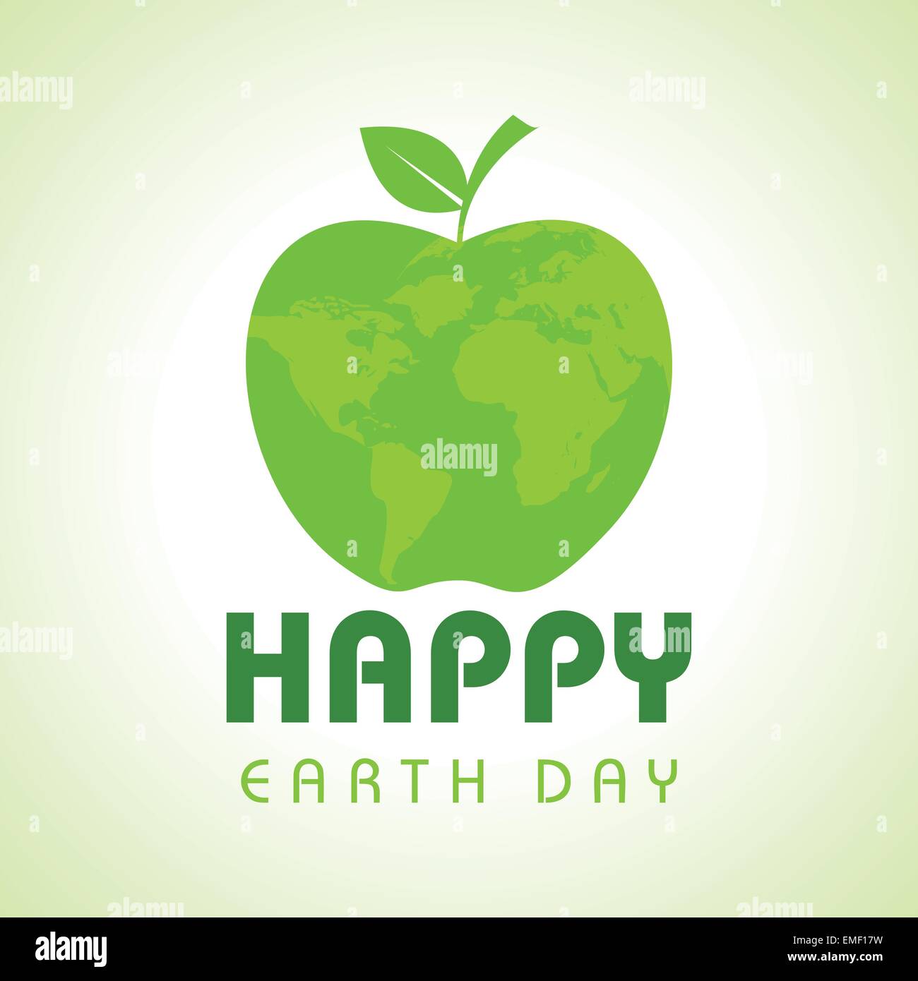 Creative Happy Earth Day Greeting stock vector Stock Vector Image & Art ...