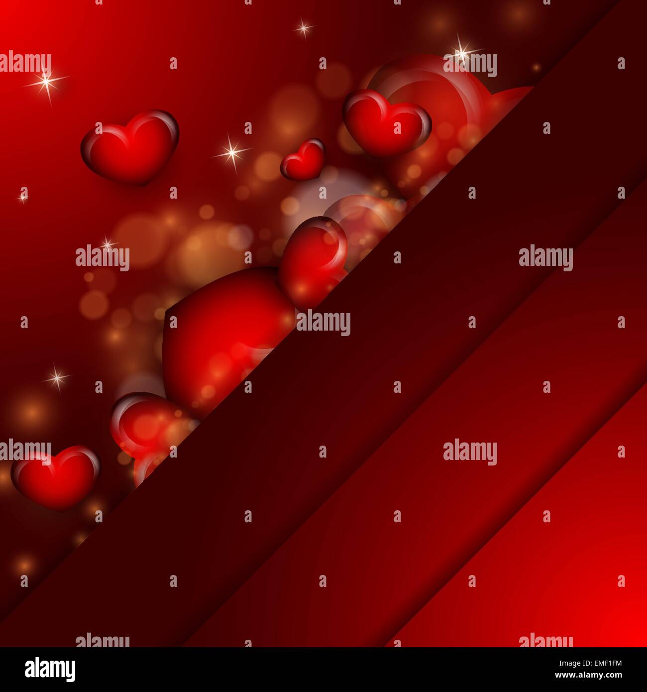 Valentine's Day vector background Stock Vector Image & Art - Alamy