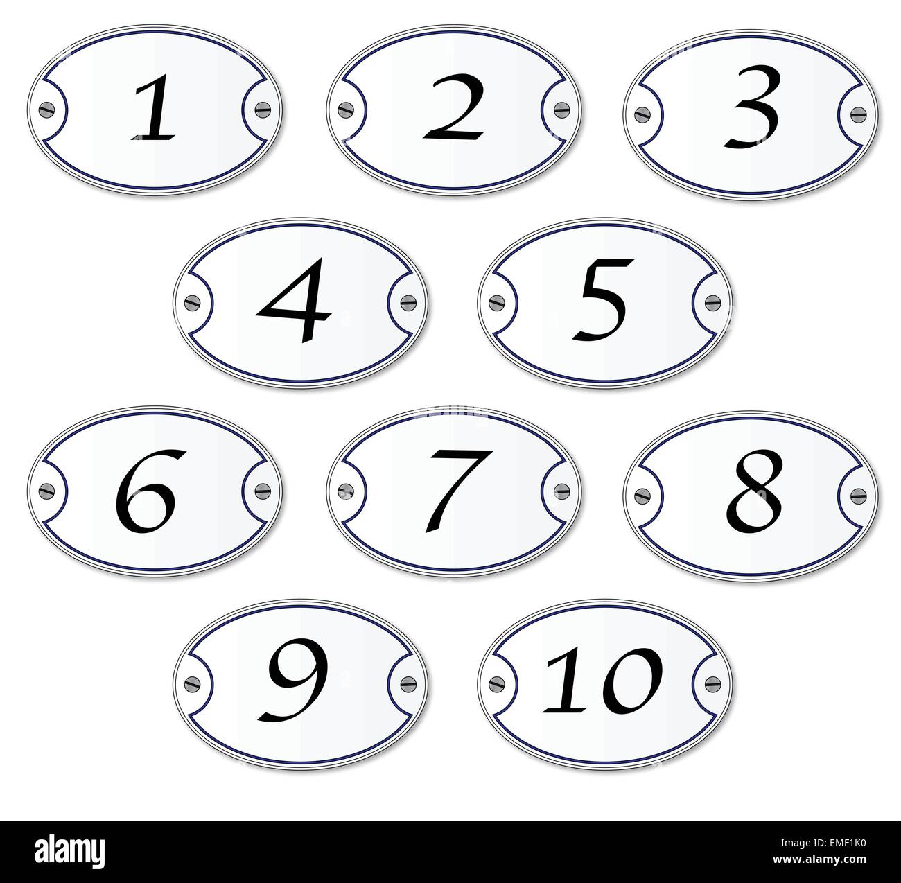Number plates Stock Vector Images - Alamy