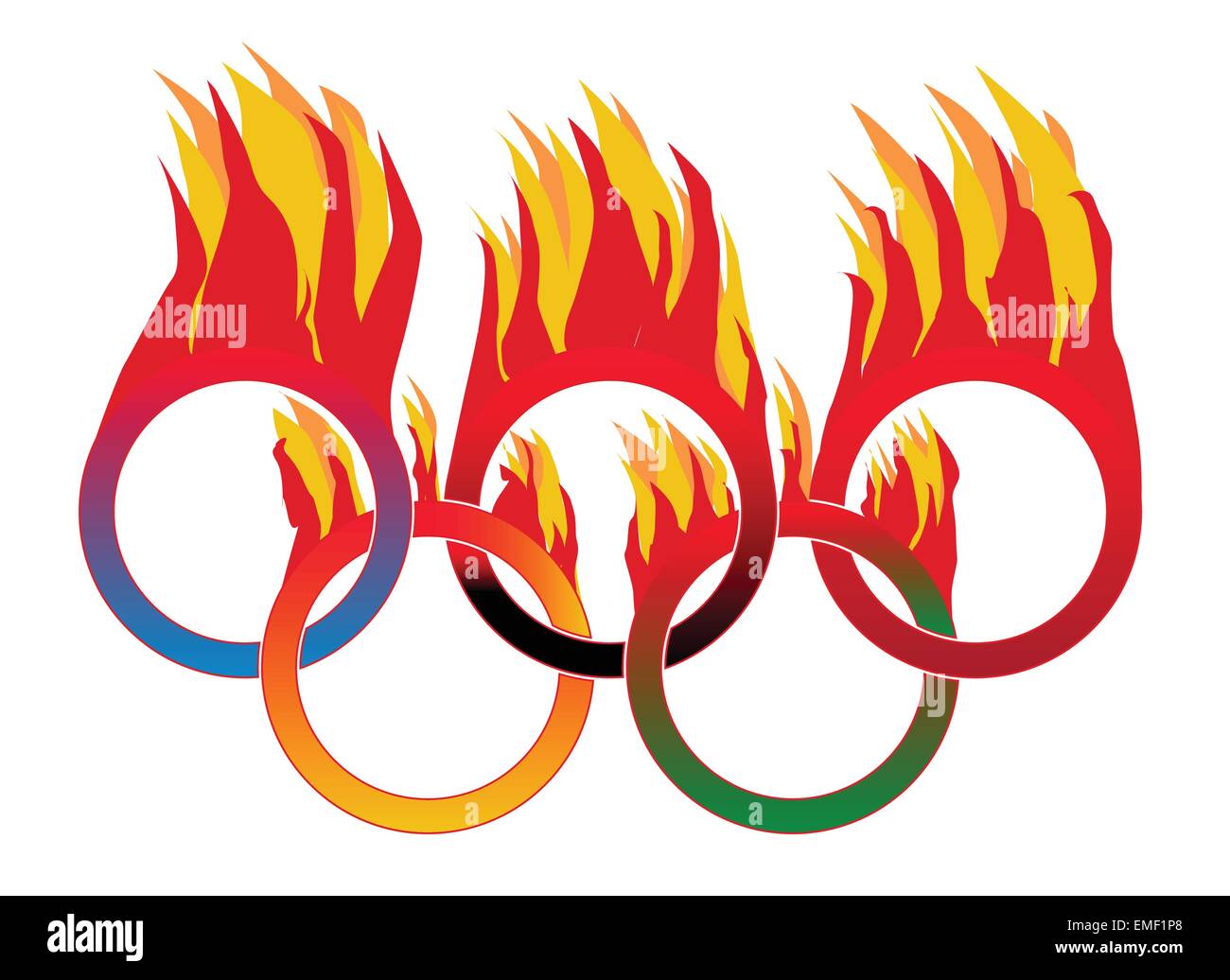 Olympic artwork Cut Out Stock Images & Pictures - Alamy