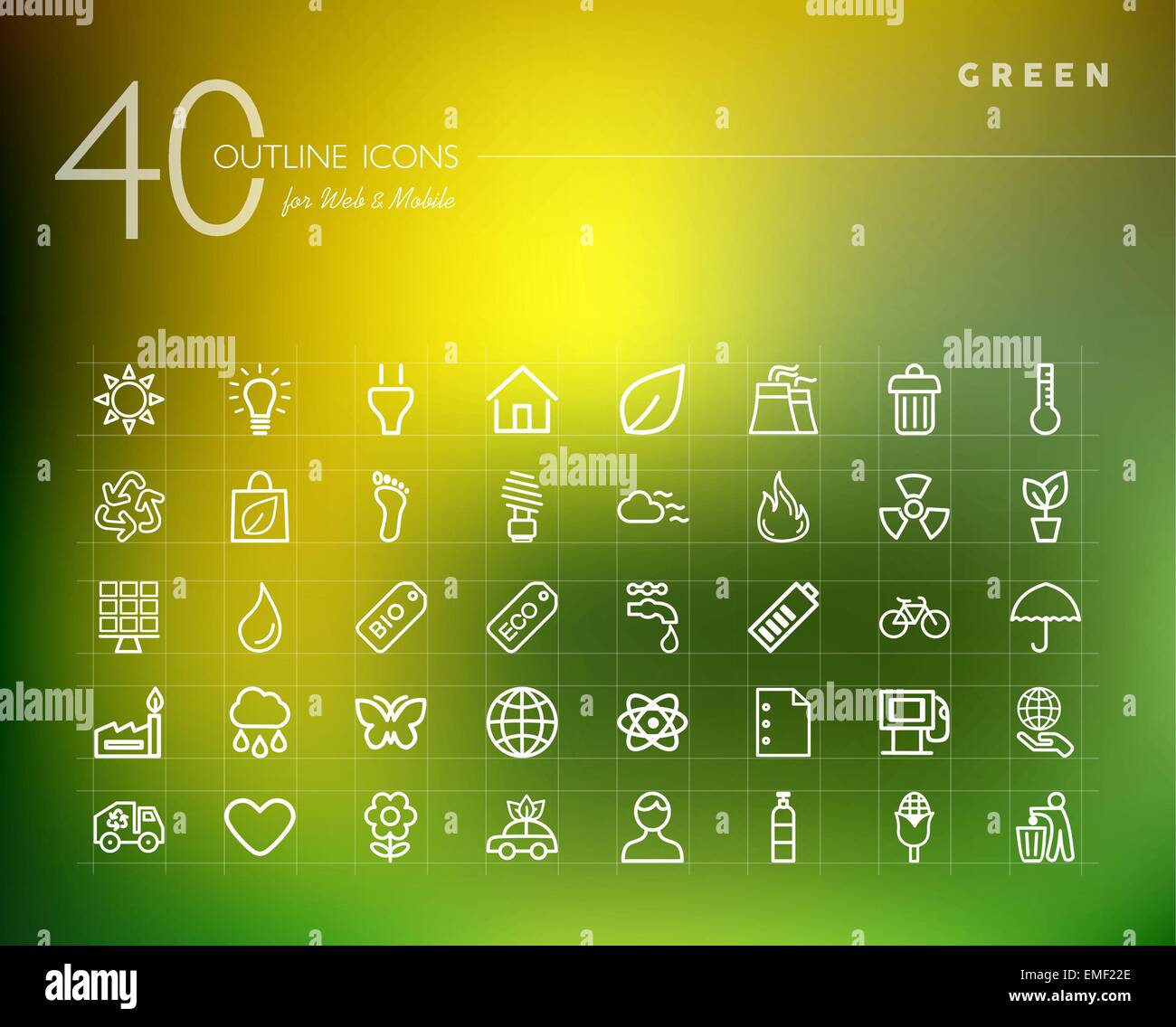 Wind turbine outline icons Stock Vector Images - Alamy