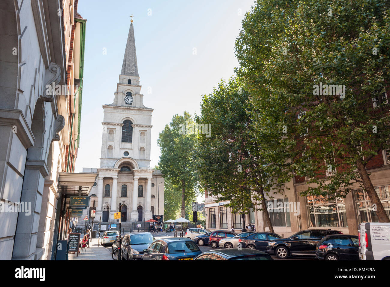 Christ Church, Spitalfields, London, England, GB, UK Stock Photo - Alamy