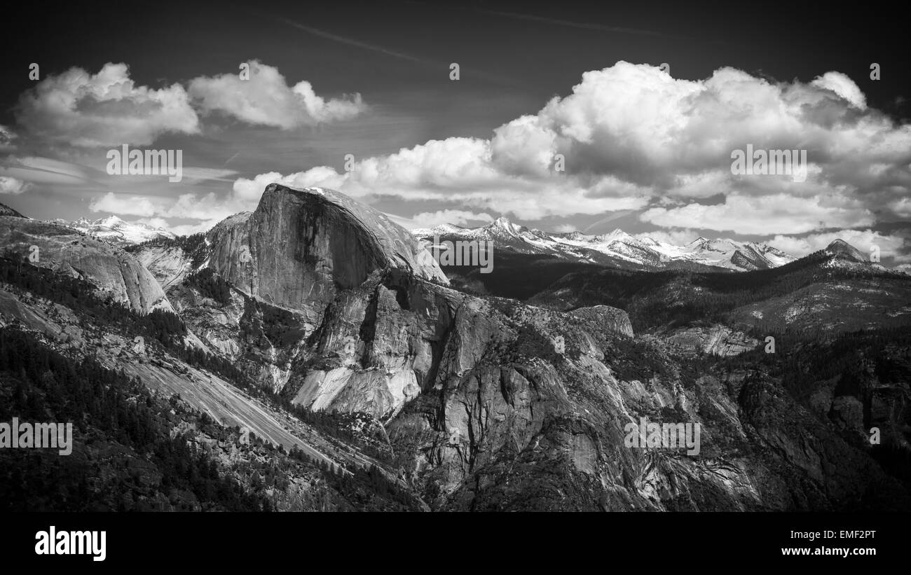 Half Dome From Yosemite Point Yosemite National Park California Usa
