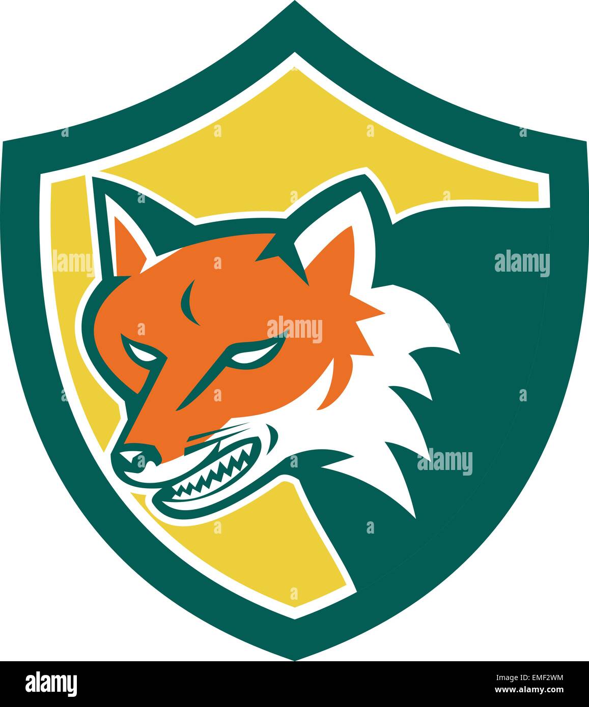 Fox head front Stock Vector Images - Alamy