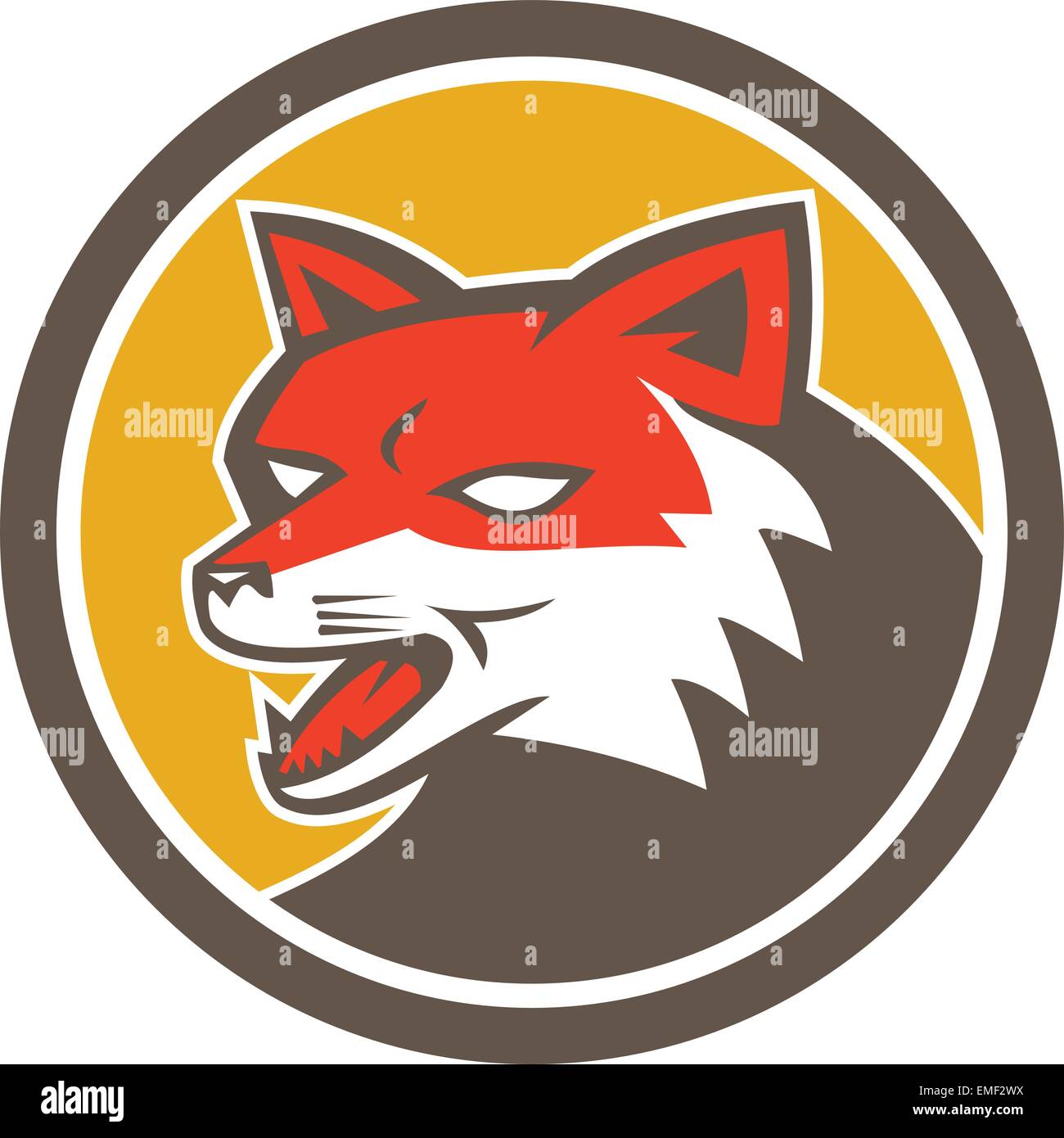 Growling fox hi-res stock photography and images - Alamy