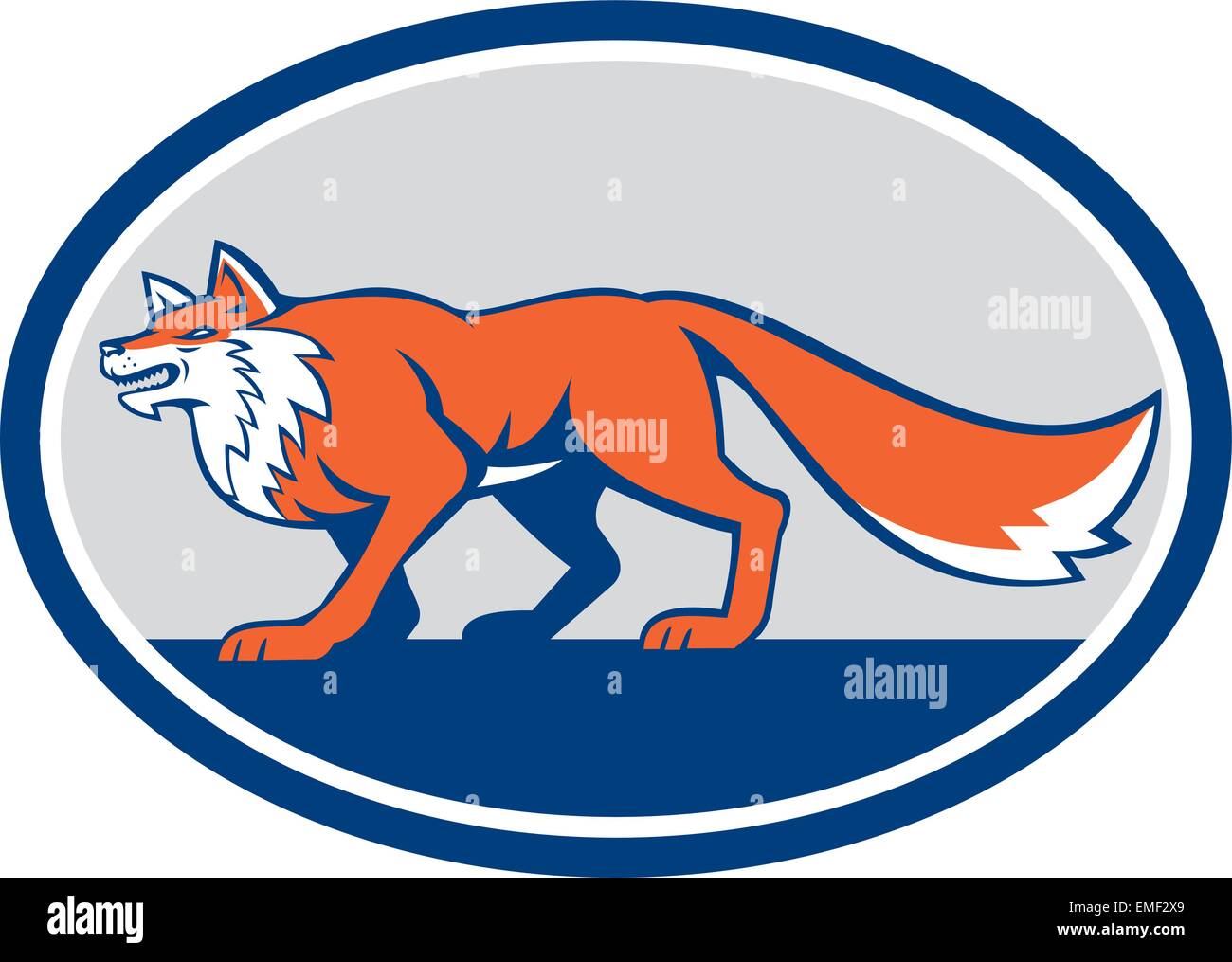 Fox side view animal Stock Vector Images - Alamy
