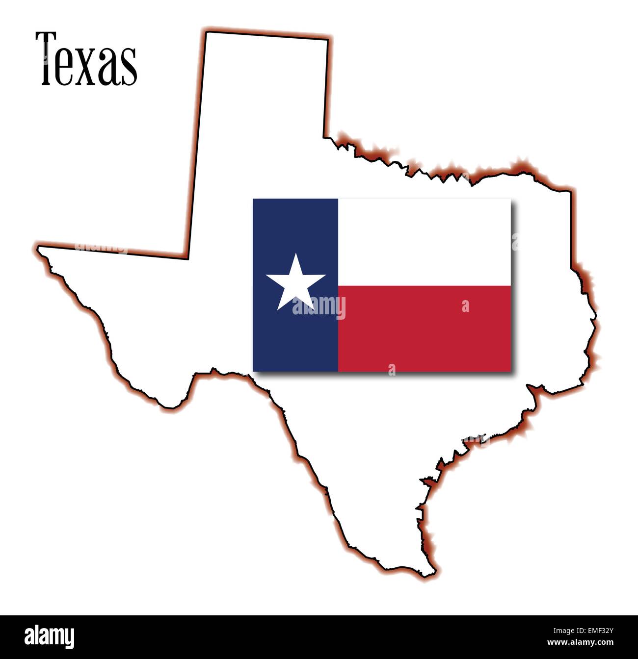 Texas map flag hi-res stock photography and images - Alamy