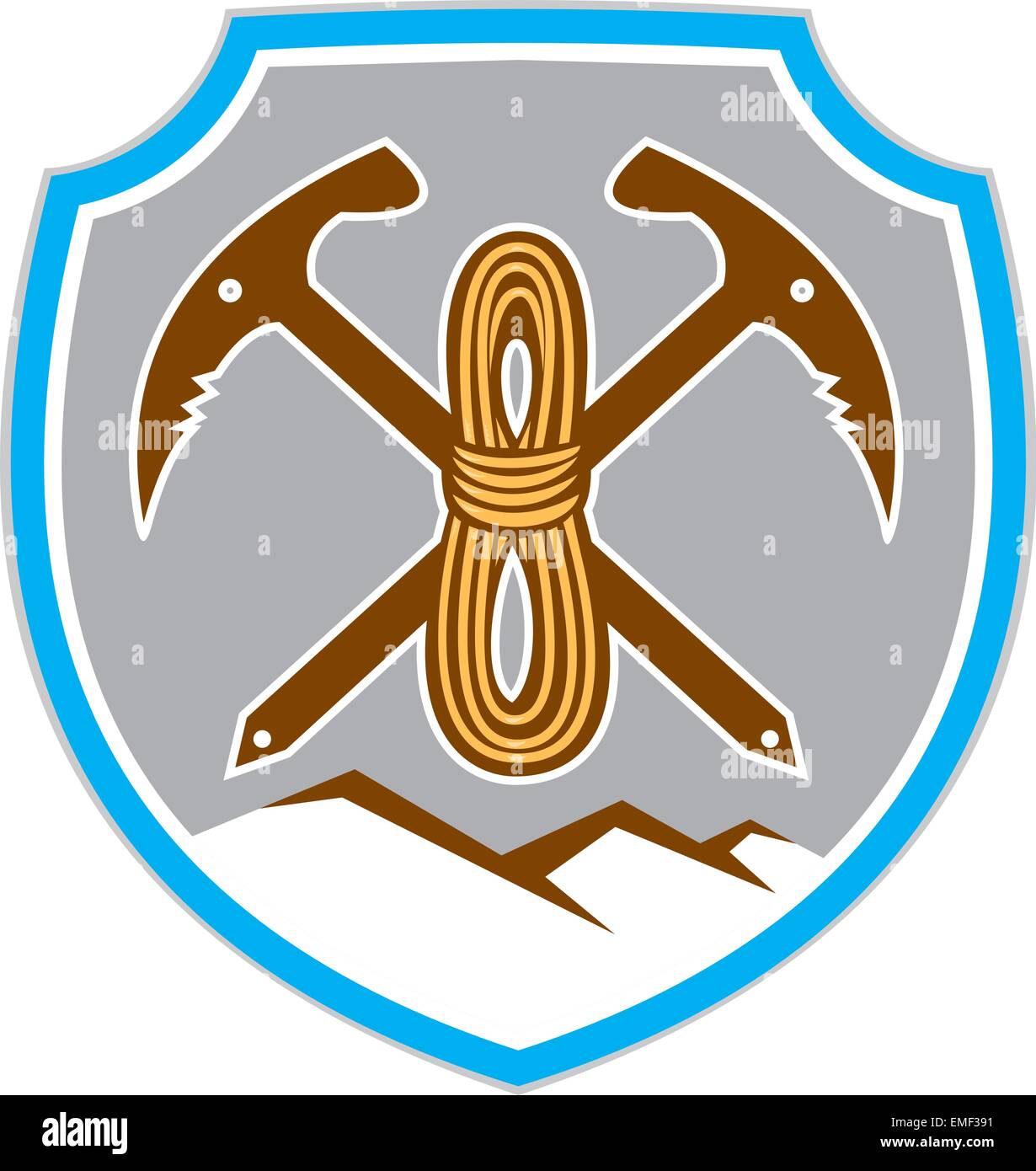 Climbing axe Stock Vector Images - Alamy