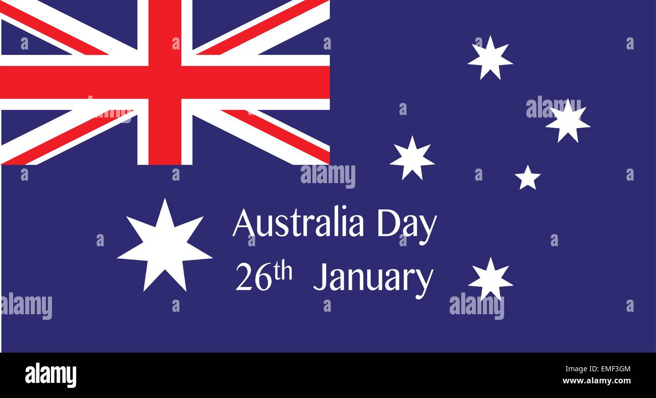 Australia day flag hi-res stock photography and images - Alamy