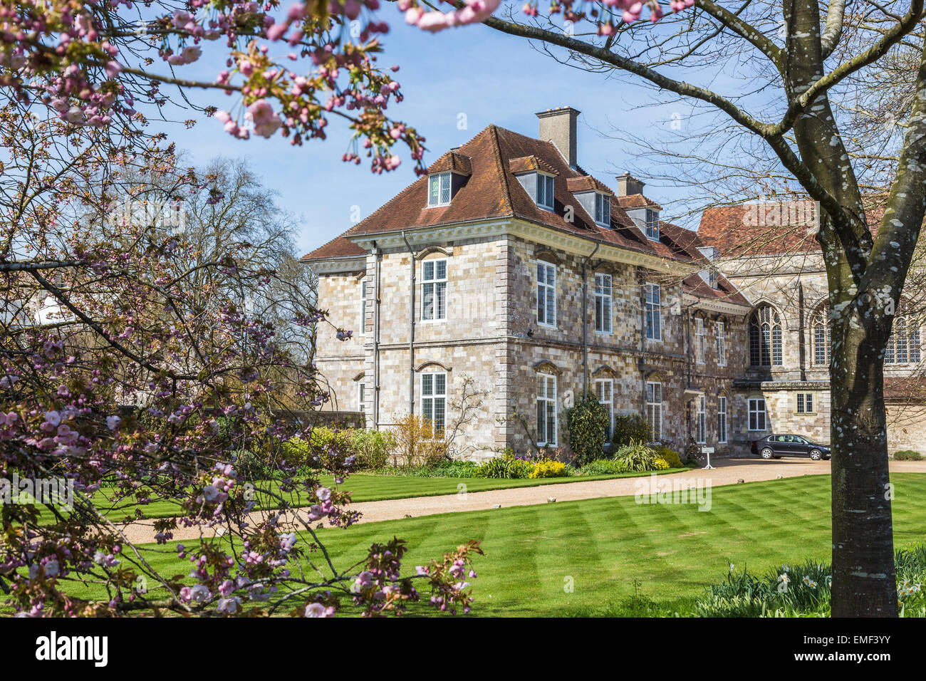 Historic Wolvesey Palace, official residence of the Bishop of ...
