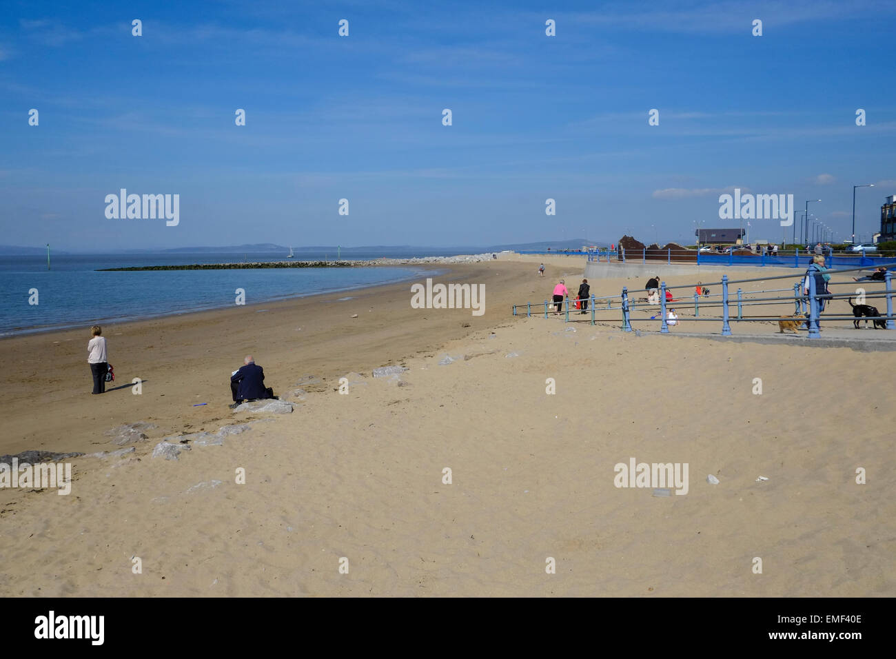 Morecambe, Lancashire: Morecambe is a popular resort iwith views across ...