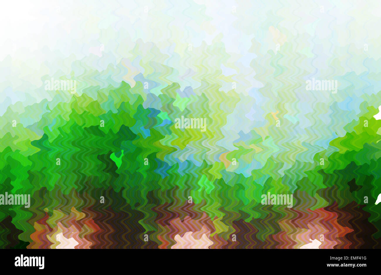 abstract green color futuristic stripe background with digital wave ...