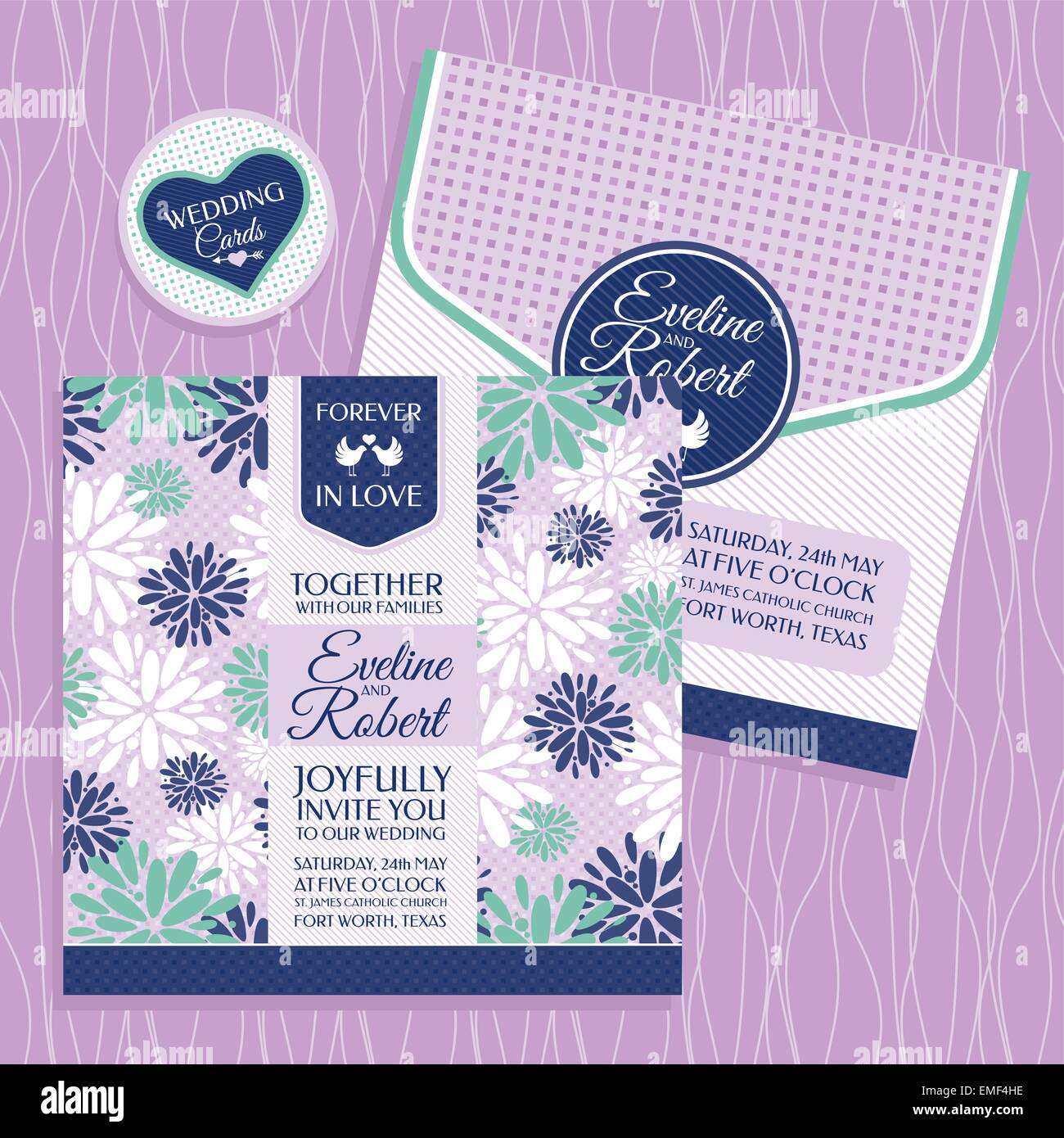 Traditional wedding ceremony floral Stock Vector Images - Alamy