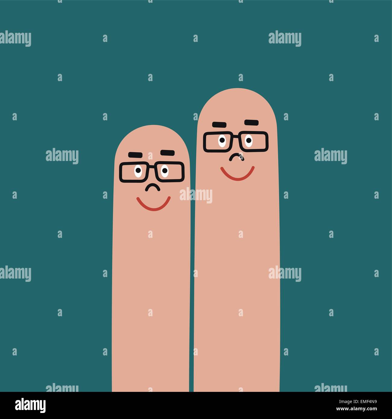 Hand smiles Stock Vector Images - Alamy