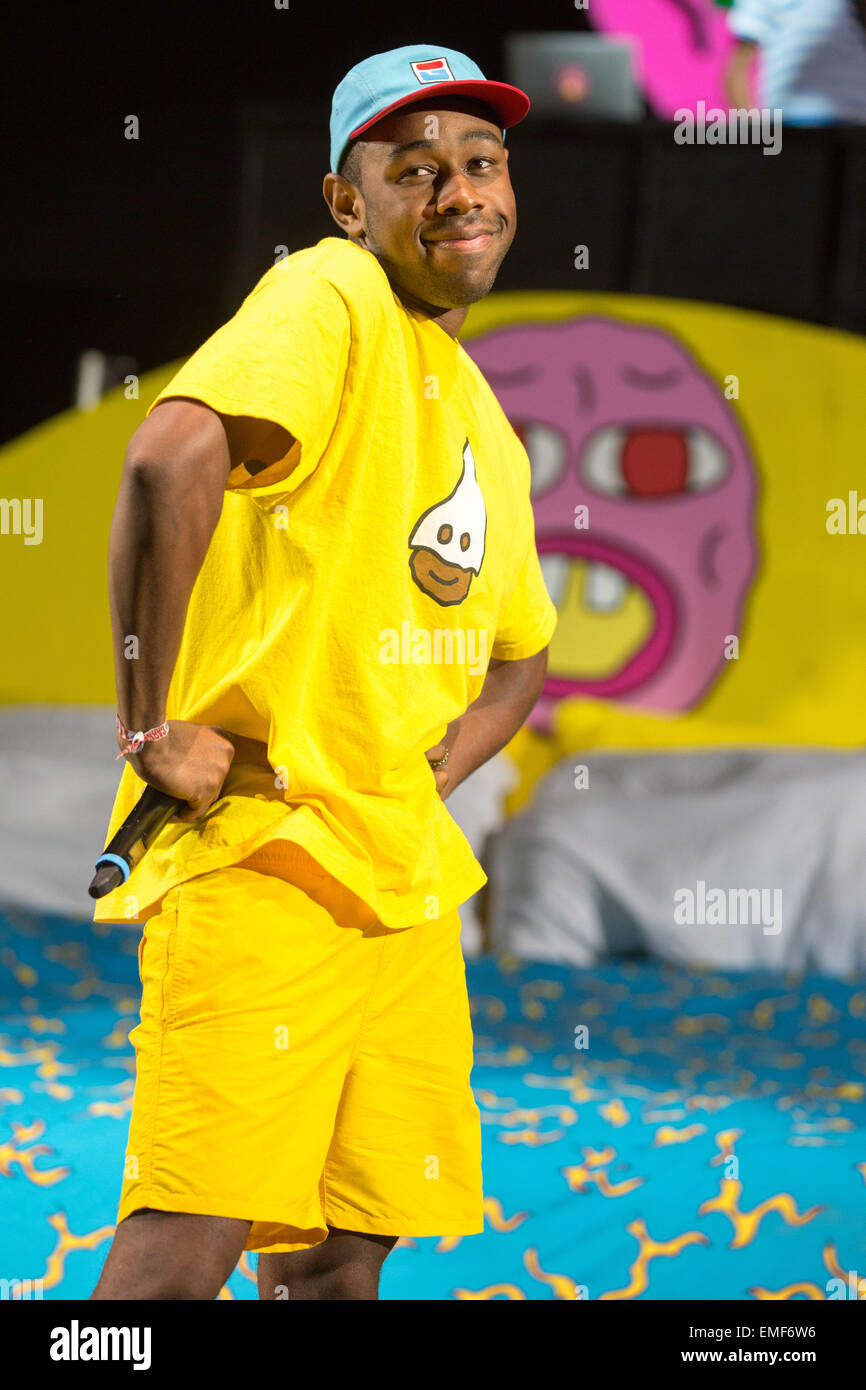 Indio, California, USA. 18th Apr, 2015. Rapper TYLER, THE CREATOR ...