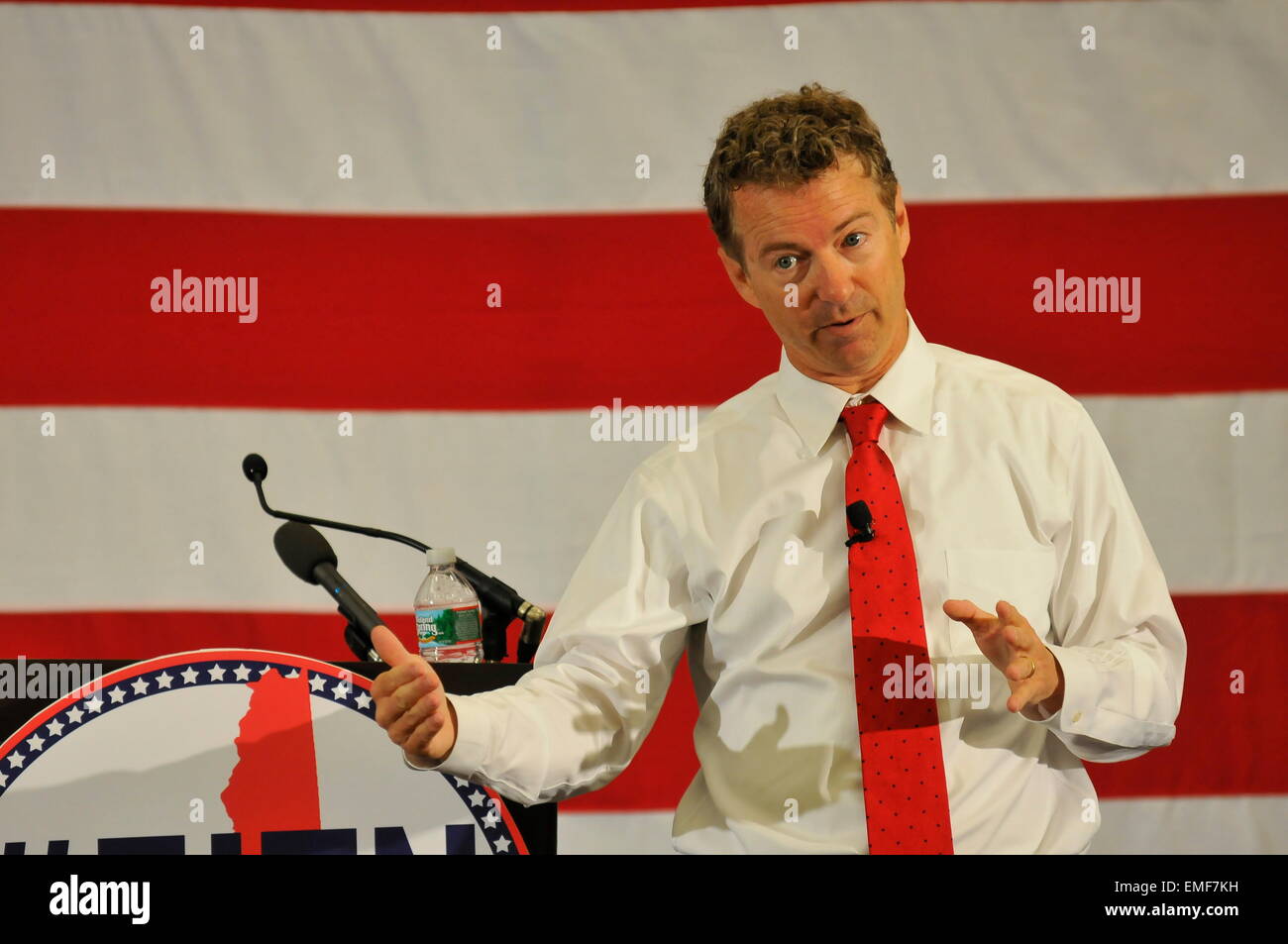 Nashua, New Hampshire, USA, 18th April, 2015. Kentucky Senator Rand ...