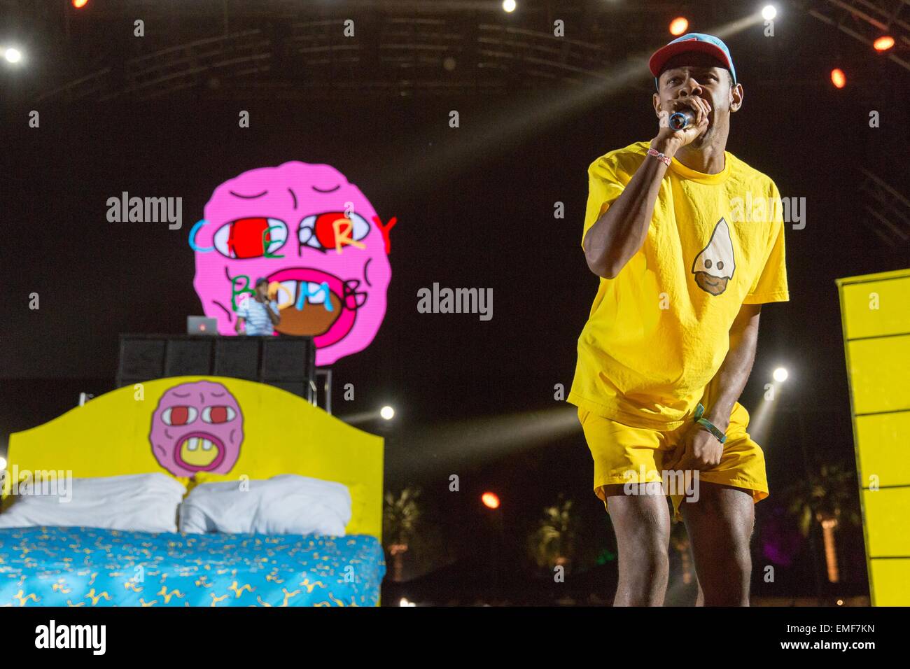 Indio, California, USA. 18th Apr, 2015. Rapper TYLER, THE CREATOR ...