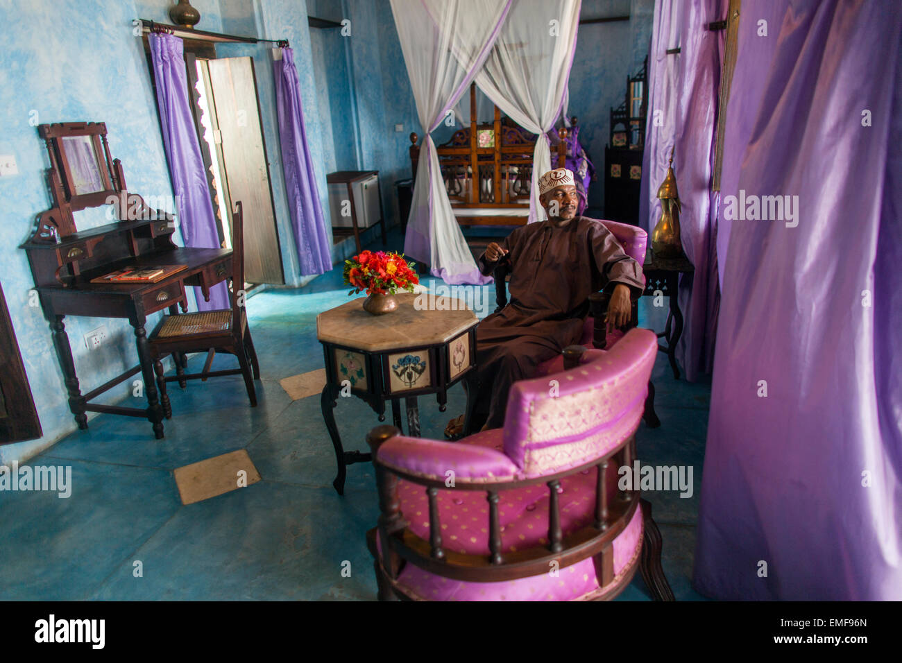 Farid Hamid, Man from Zanzibar. Model Released Stock Photo - Alamy
