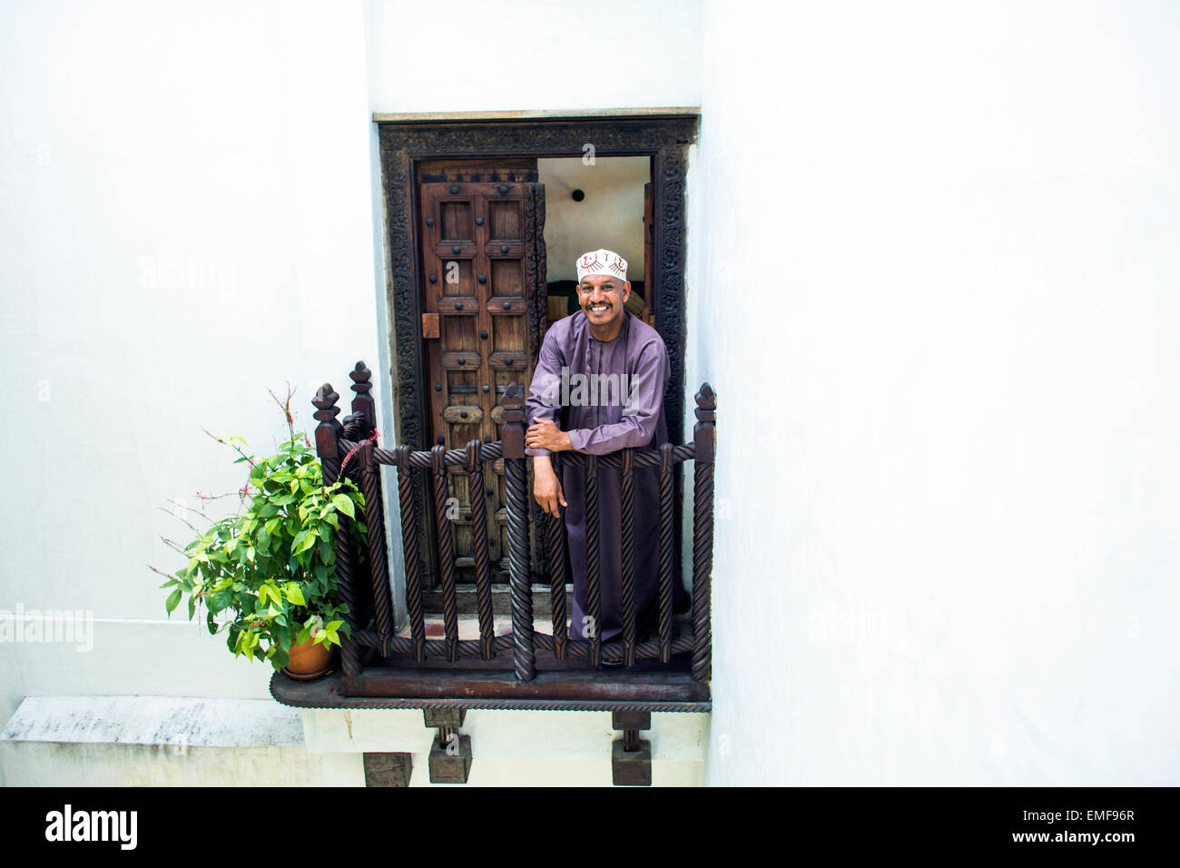 Farid Hamid, Man from Zanzibar. Model Released Stock Photo - Alamy
