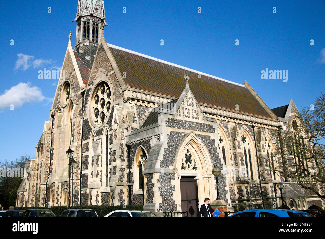 Harrow School Chapel, Harrow on the Hill, London, England Stock Photo ...