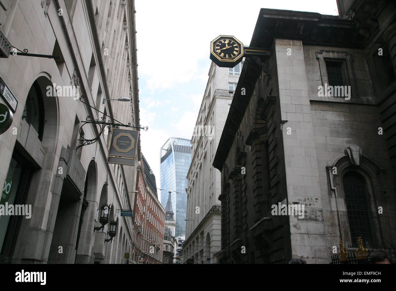 Roman Clock, Mansion House Street, London, England Stock Photo - Alamy