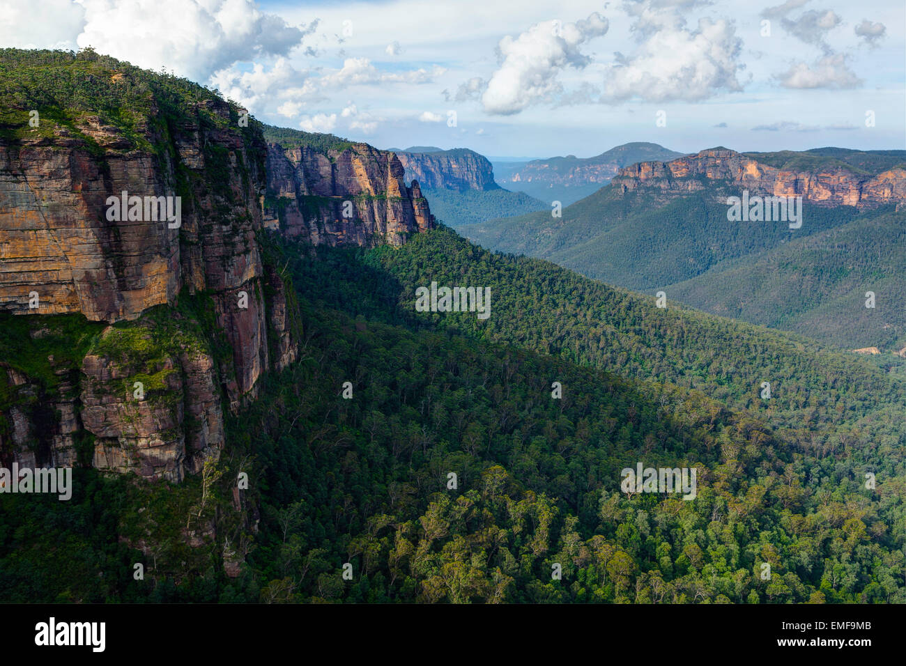 Grose Valley - Blue Mountains National Park - NSW - Australia Stock ...