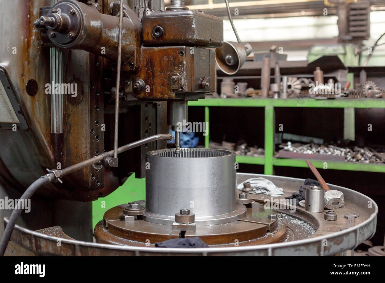 Industrial machine in the factory Stock Photo - Alamy