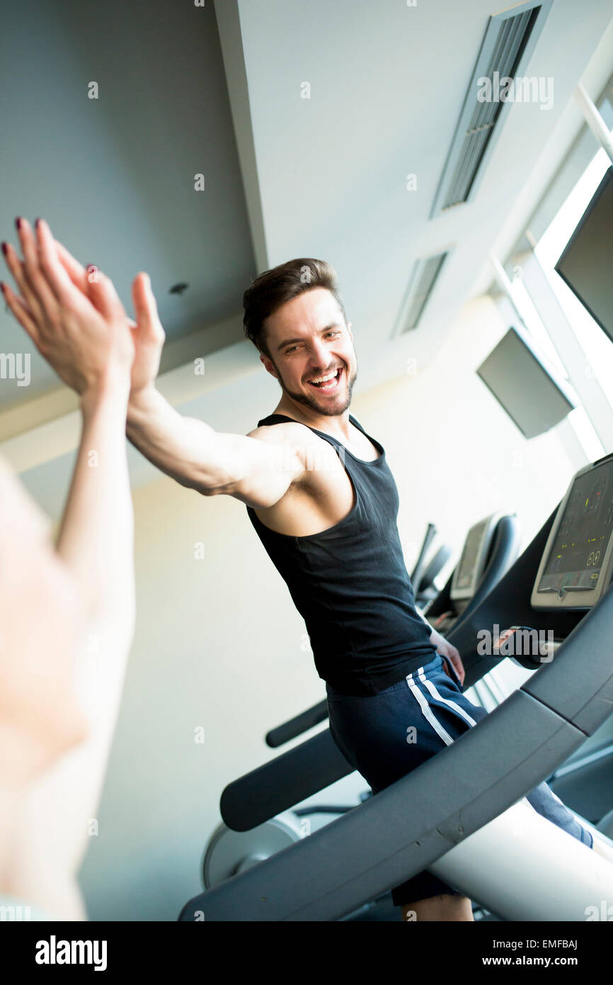 Handsome man gym hi-res stock photography and images - Alamy