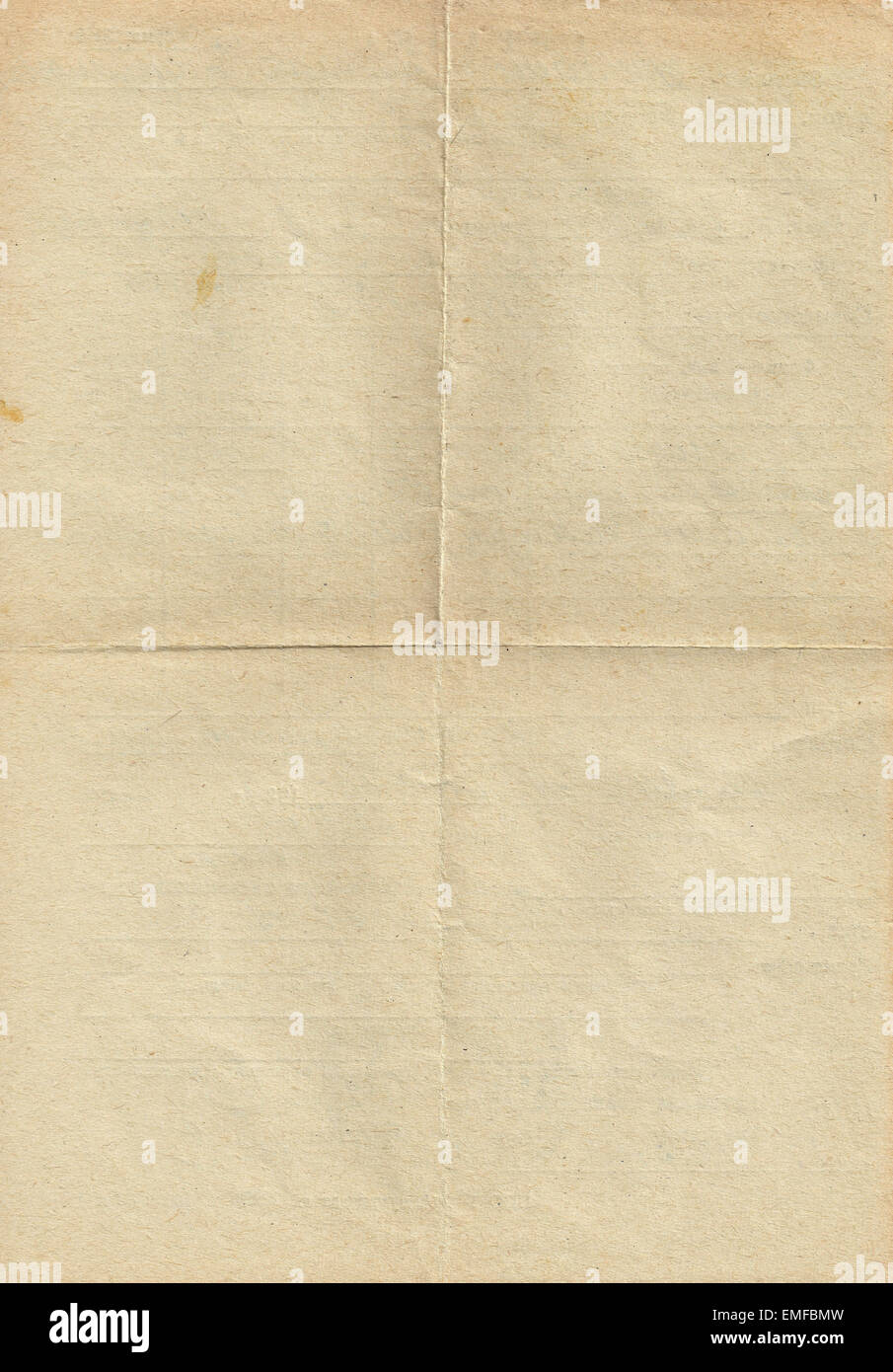 Old vintage folded paper Stock Photo - Alamy