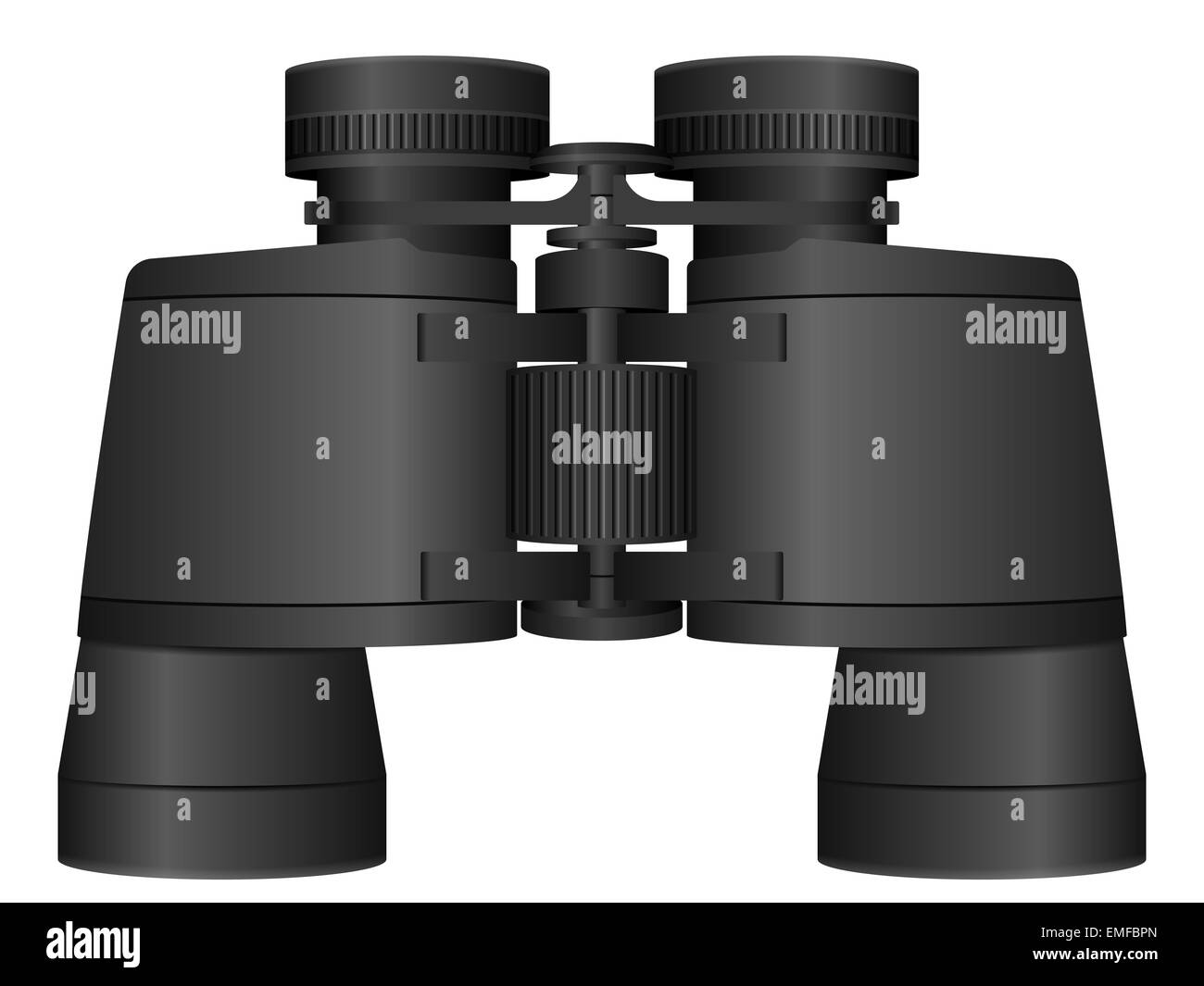 binoculars on a white background. Vector illustration Stock Photo - Alamy