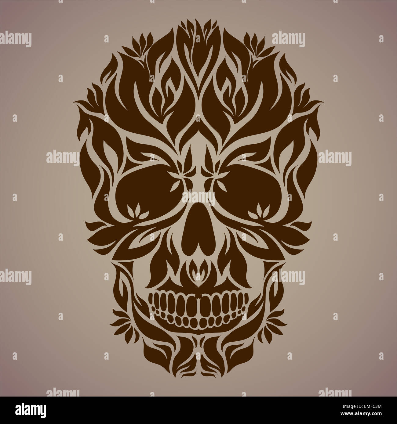 Skull vector art hi-res stock photography and images - Alamy