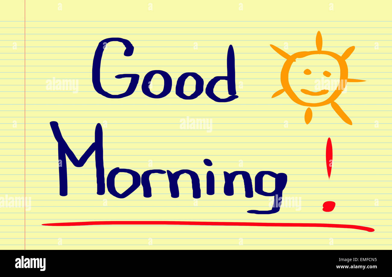 Good morning wish hi-res stock photography and images - Alamy