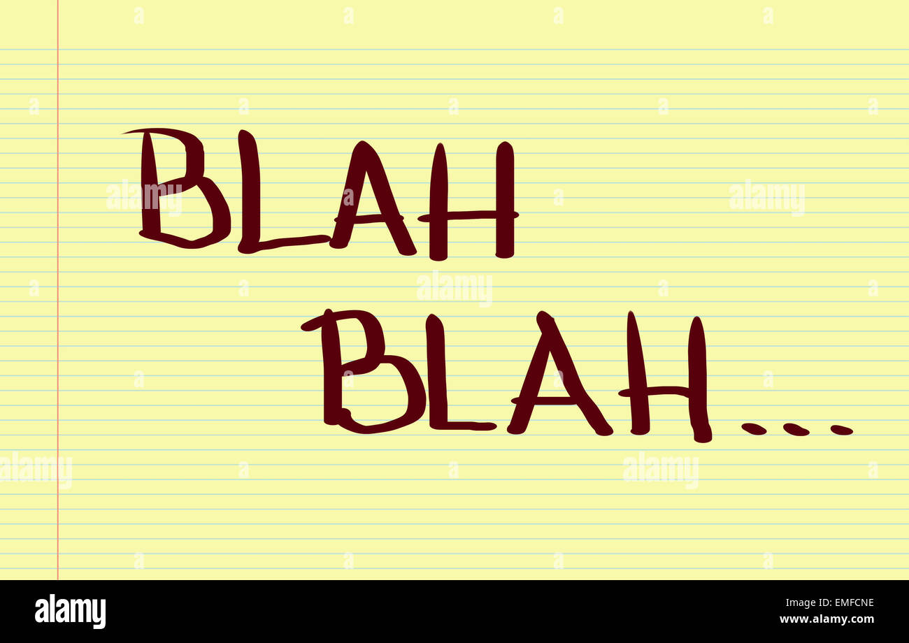 Blah blah blah hi-res stock photography and images - Alamy
