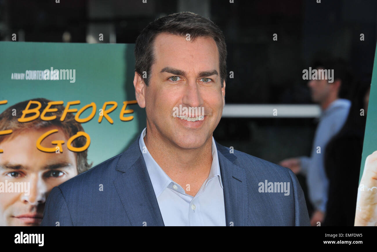 Los Angeles, California, USA. 20th Apr, 2015. Rob Riggle attending the ...