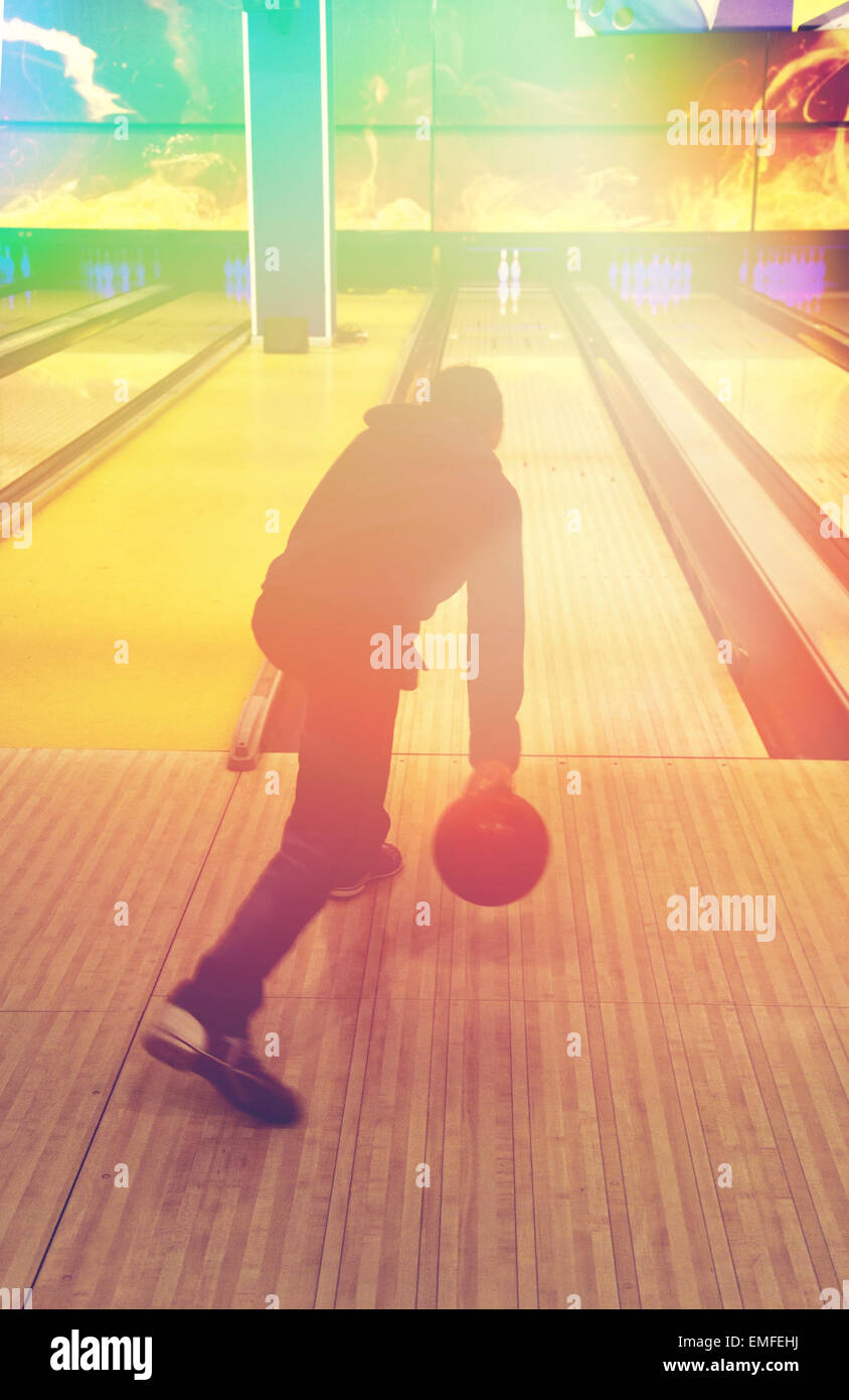 Human bowling hi-res stock photography and images - Alamy