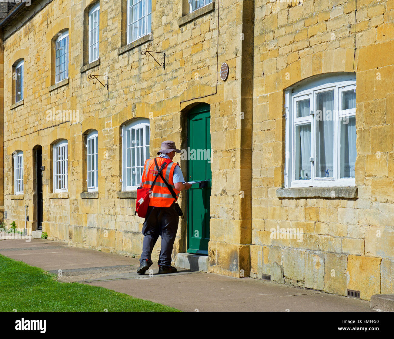 Postman delivering mail hi-res stock photography and images - Alamy