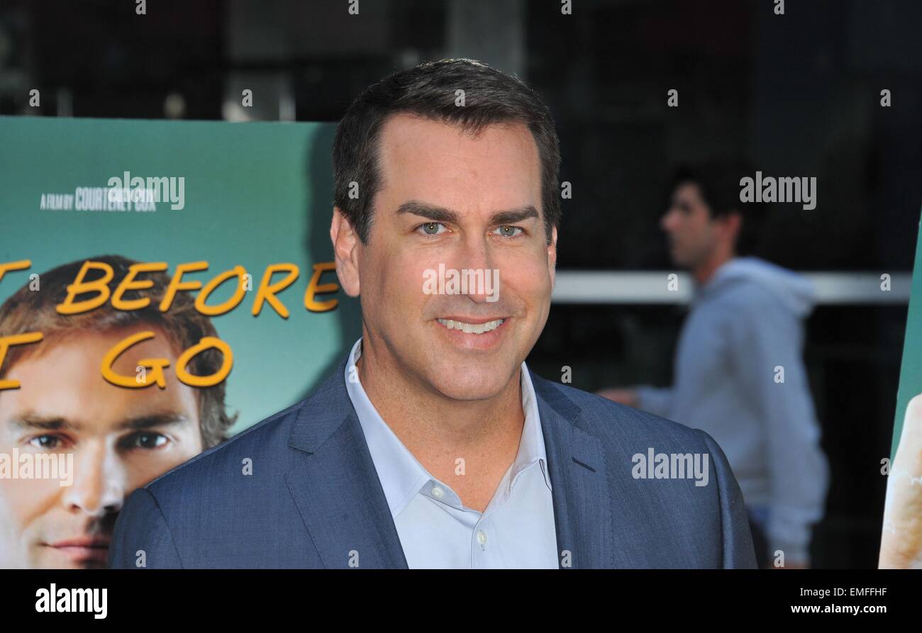 Los Angeles, CA, USA. 20th Apr, 2015. Rob Riggle at arrivals for JUST ...