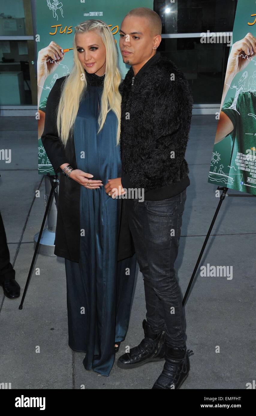 Los Angeles Ca Usa 20th Apr 2015 Ashlee Simpson Evan Ross At Arrivals For Just Before I Go