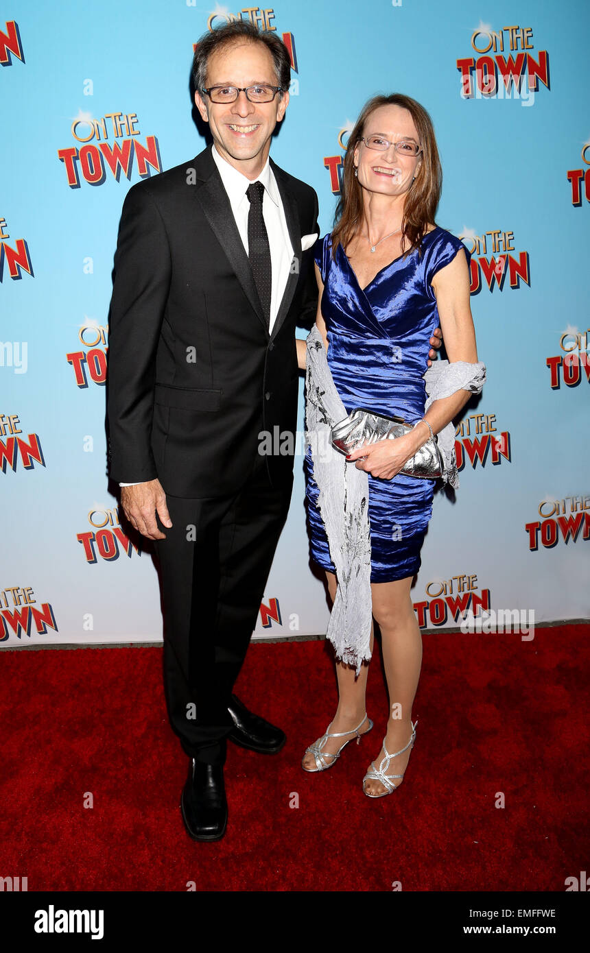 Opening night of Broadway's On The Town at the Lyric Theatre - Arrivals ...